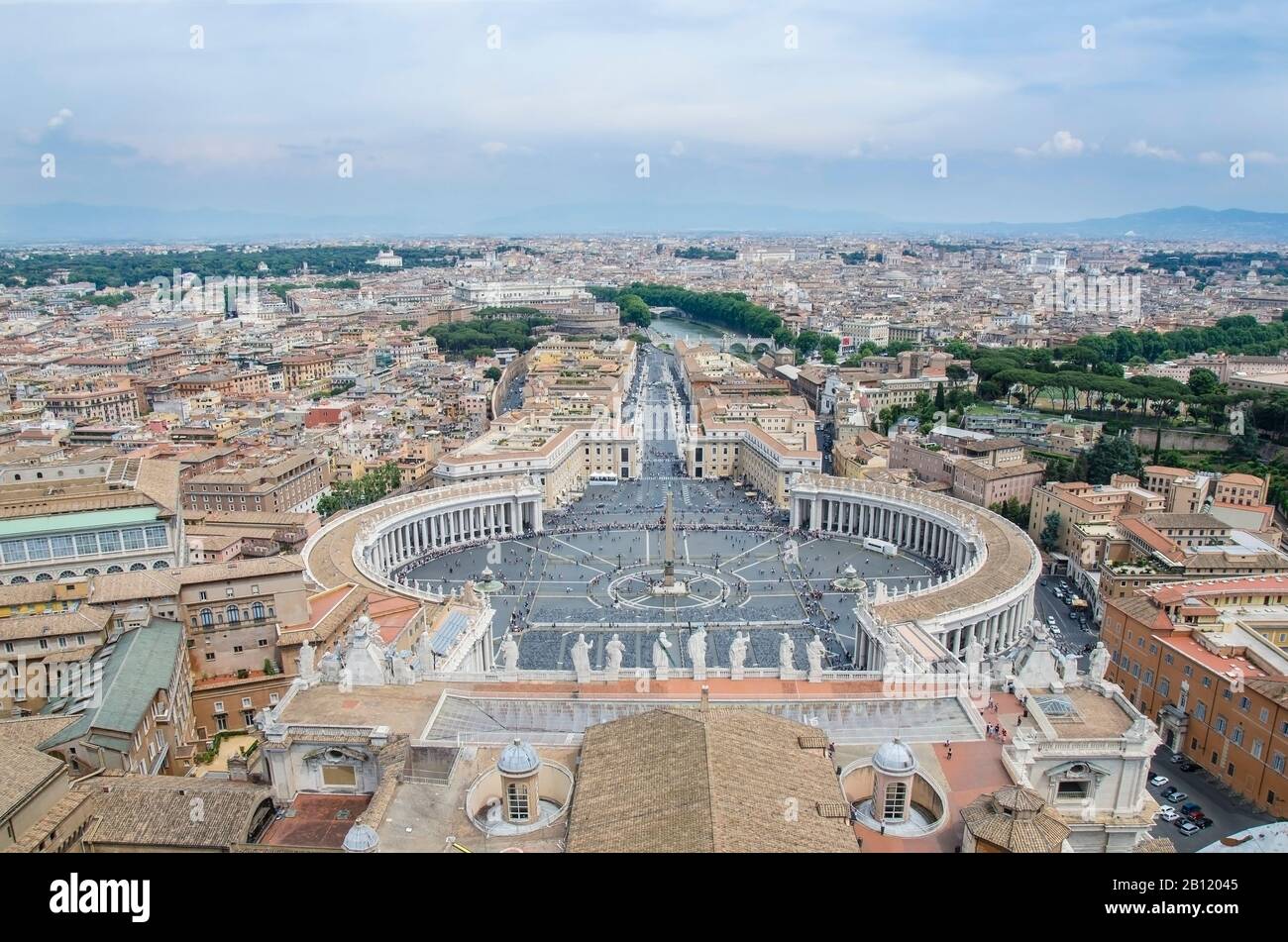 Vatican city aerial view basilica hi-res stock photography and images ...