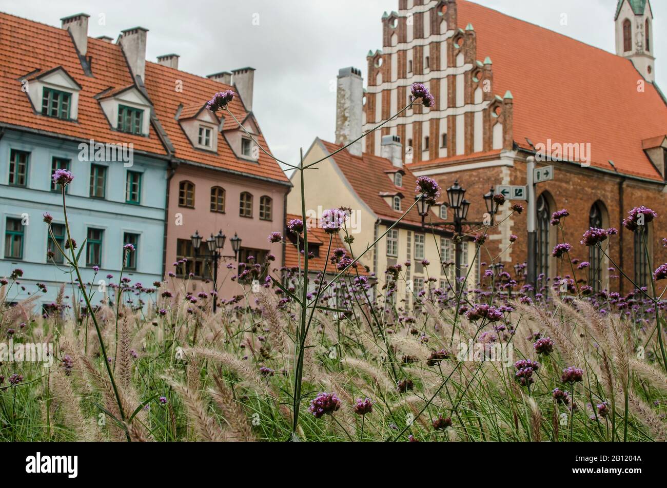 Riga latvia flower garden design hi-res stock photography and images ...
