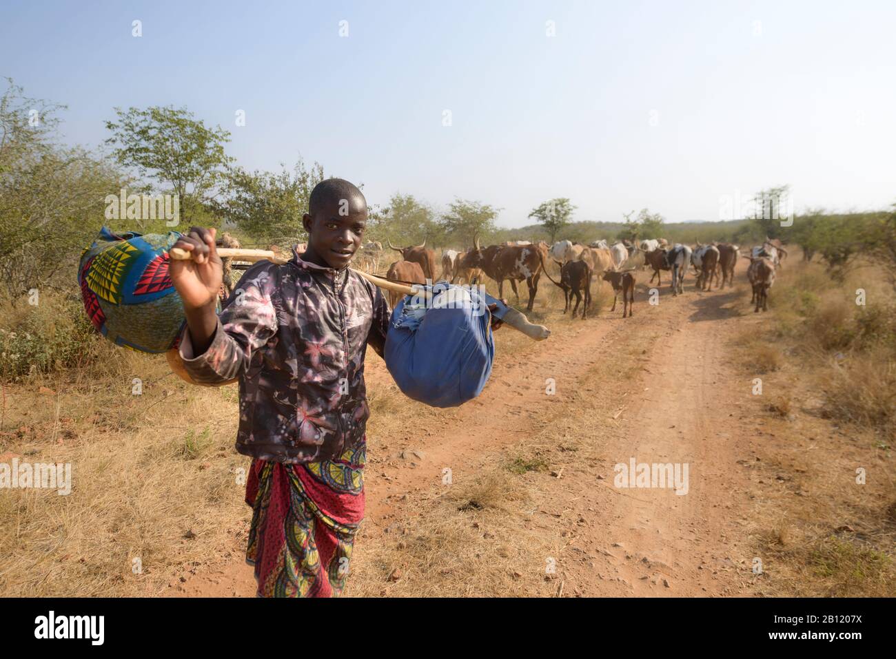 Young man belonging to indigenous tribal groups in the province of ...