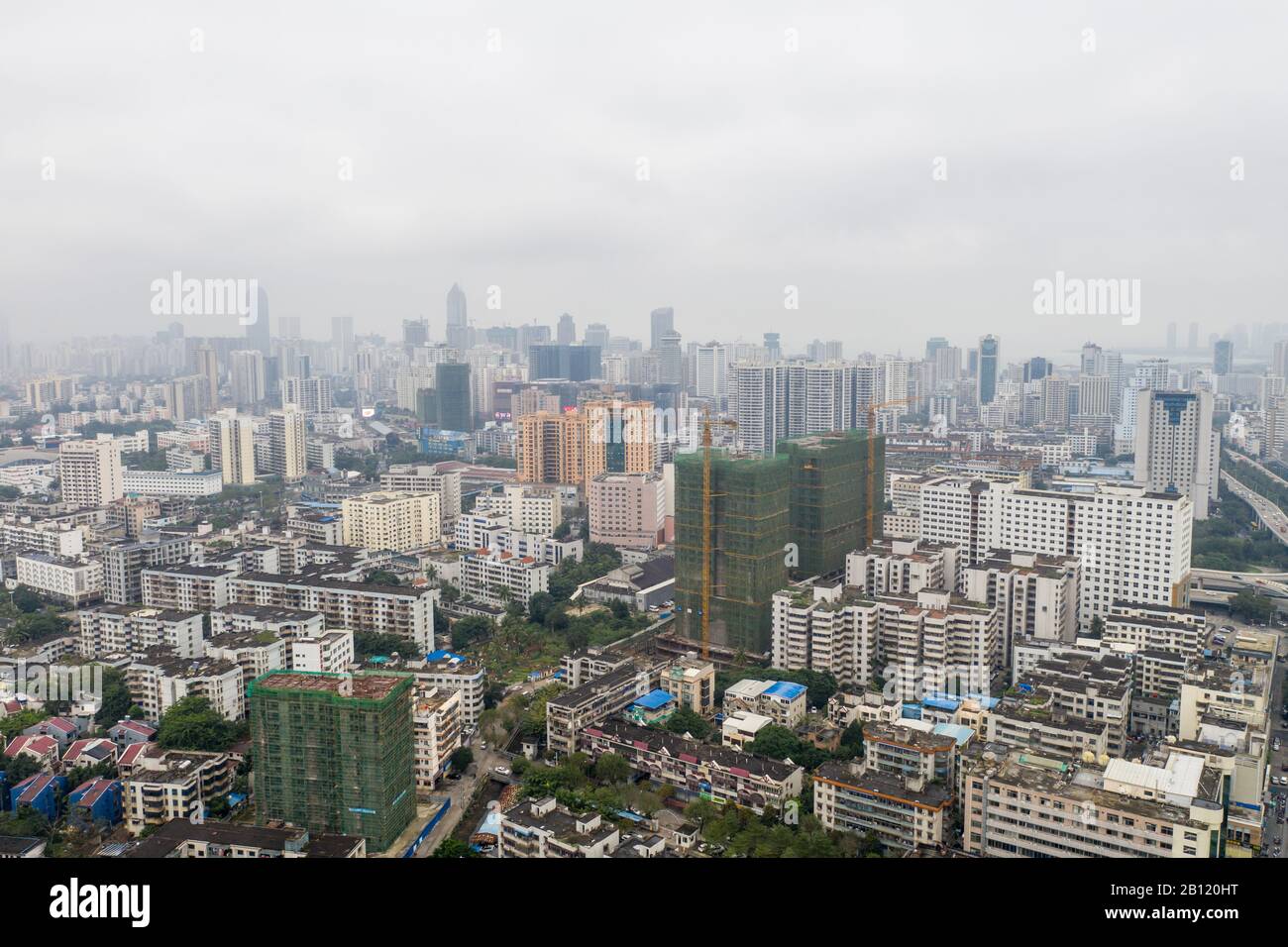 Asian city aerial Stock Photo - Alamy