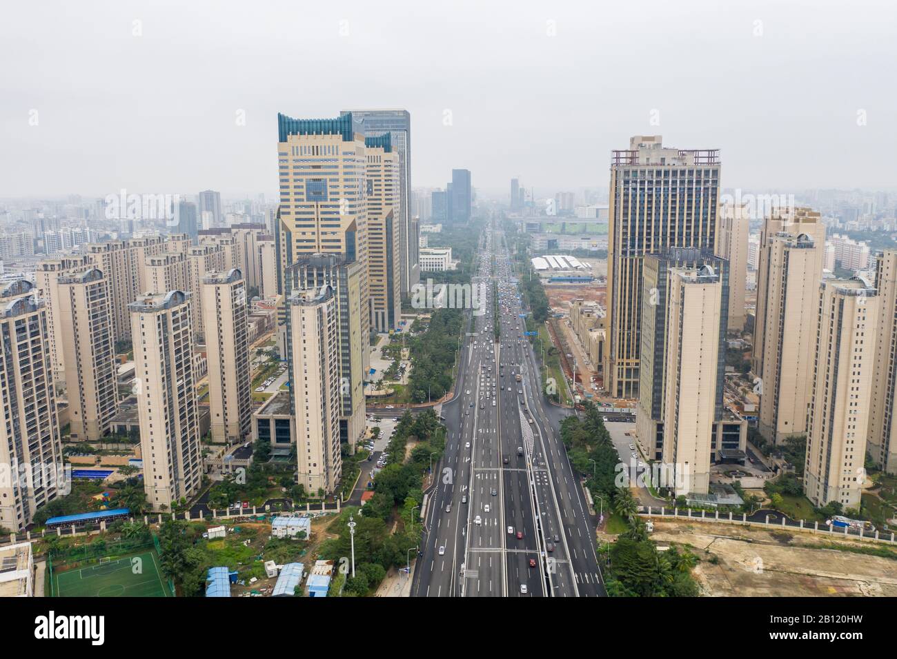 Asian city aerial Stock Photo - Alamy
