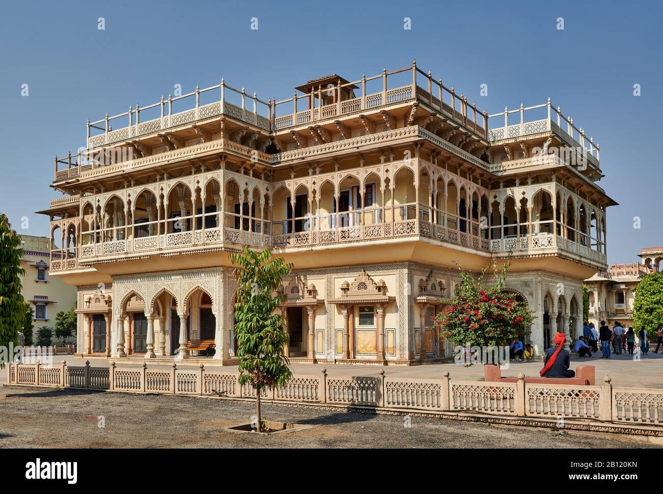 Mubarak Mahal, City Palace, Jaipur, Rajasthan, India Stock Photo - Alamy