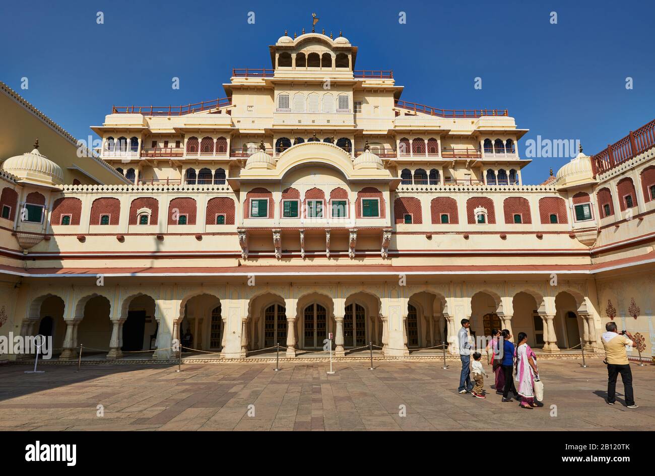 Chandra Mahal in City Palace, Jaipur, Rajasthan, India Stock Photo - Alamy
