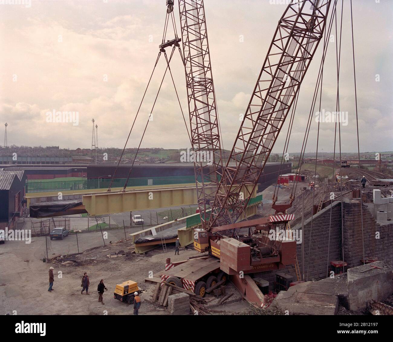 Rail construction england hi-res stock photography and images - Alamy