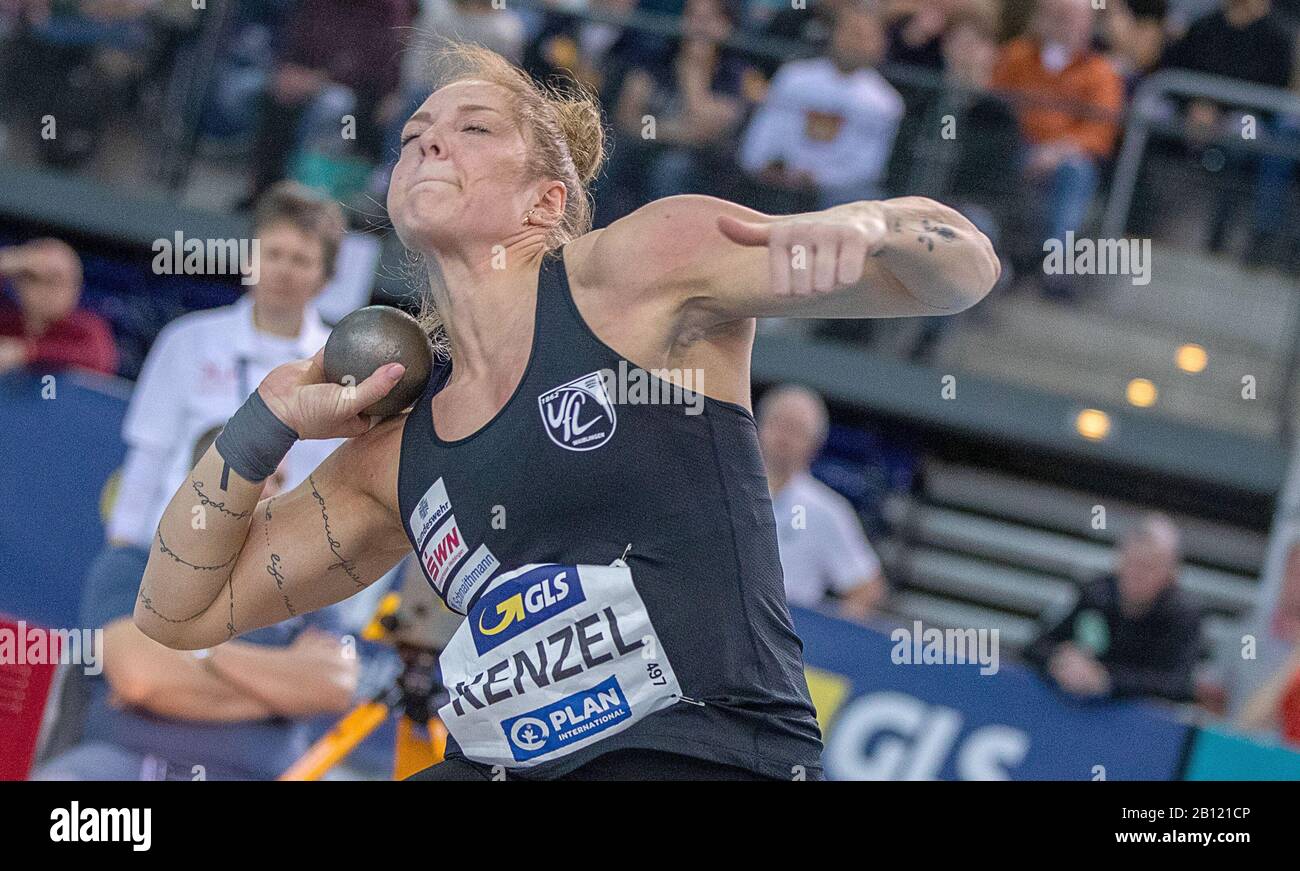 Leipzig, Germany. 22nd Feb, 2020. Athletics/hall: German championship ...