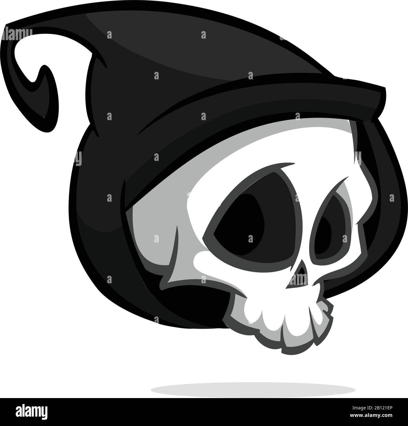 Cute grim reaper Black and White Stock Photos & Images - Alamy