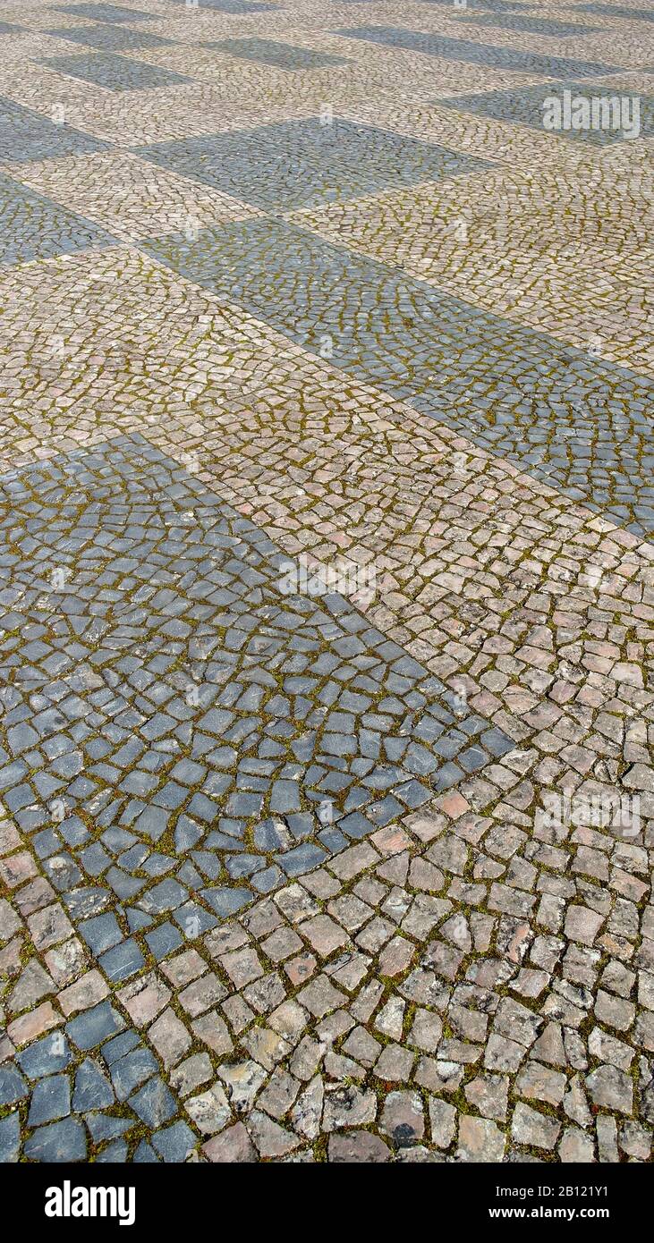 Calcada portuguesa, portuguese pavement Stock Photo - Alamy