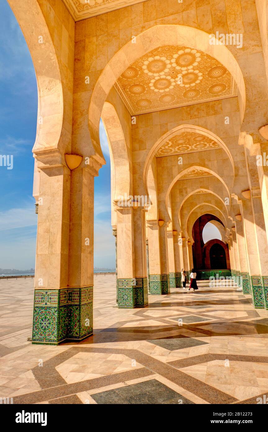 Hasan II Mosque, Casablanca, Morocco Stock Photo - Alamy