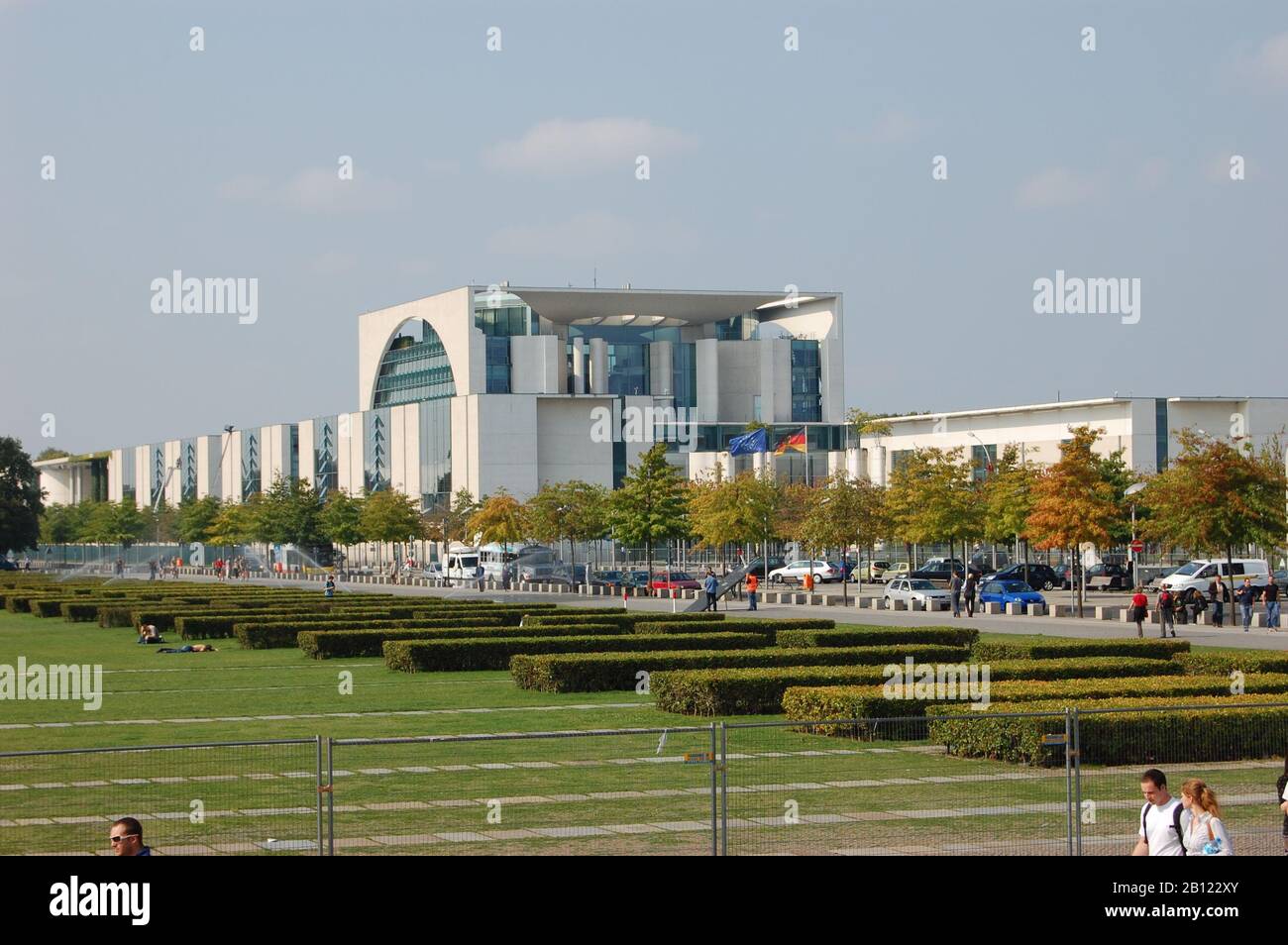 The building of the federal chancellery Stock Photo - Alamy