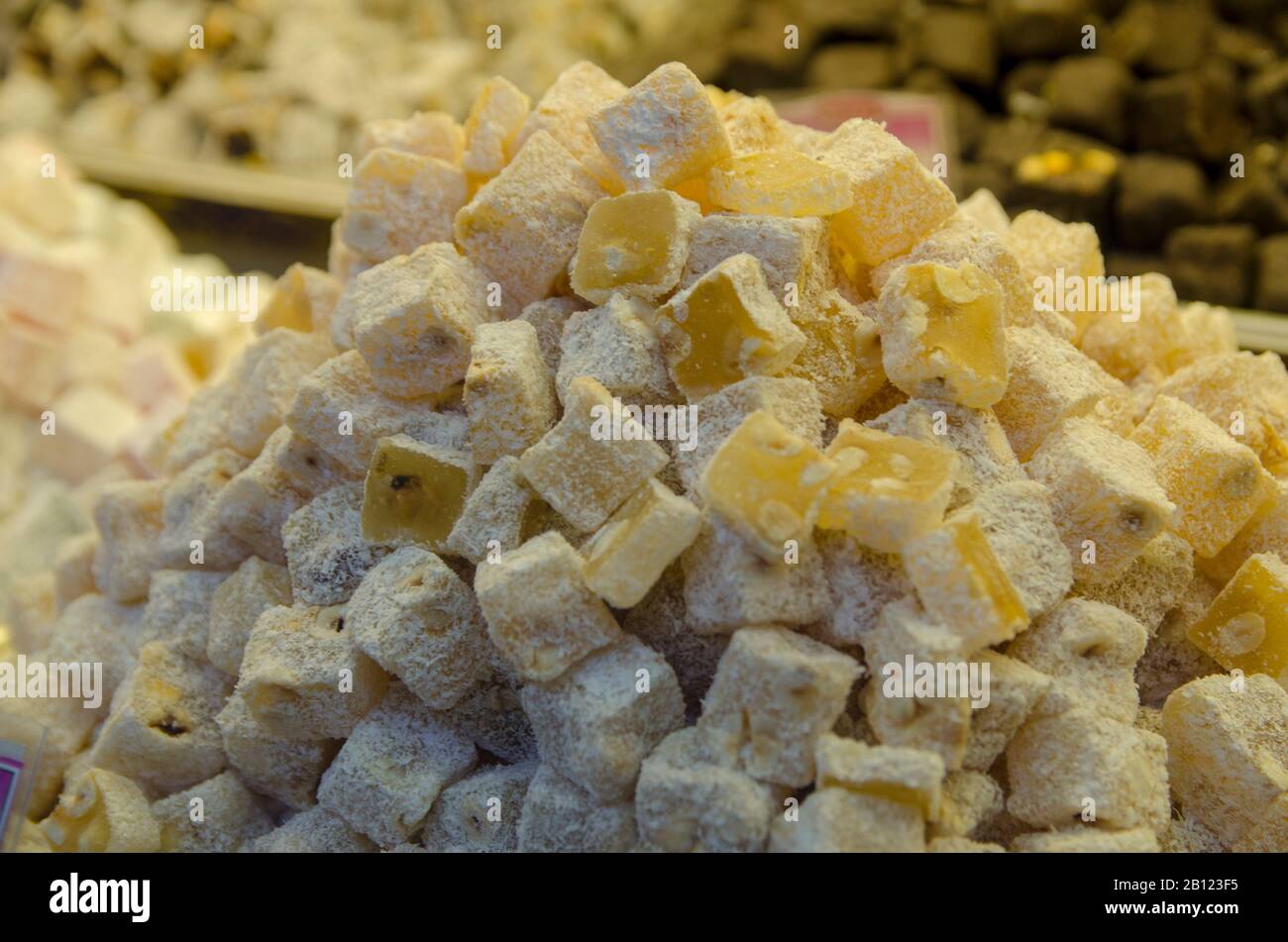 Turkish Delight Colourful Stock Photo - Alamy