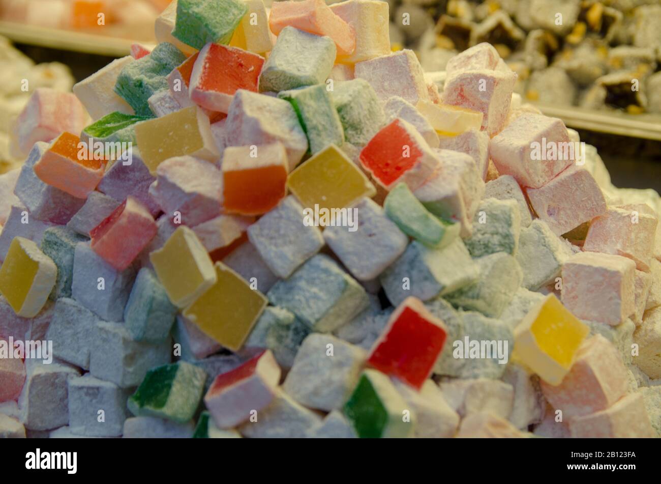 Turkish Delight Colourful Stock Photo - Alamy