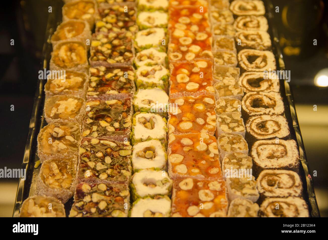 Turkish Delight Colourful Stock Photo - Alamy