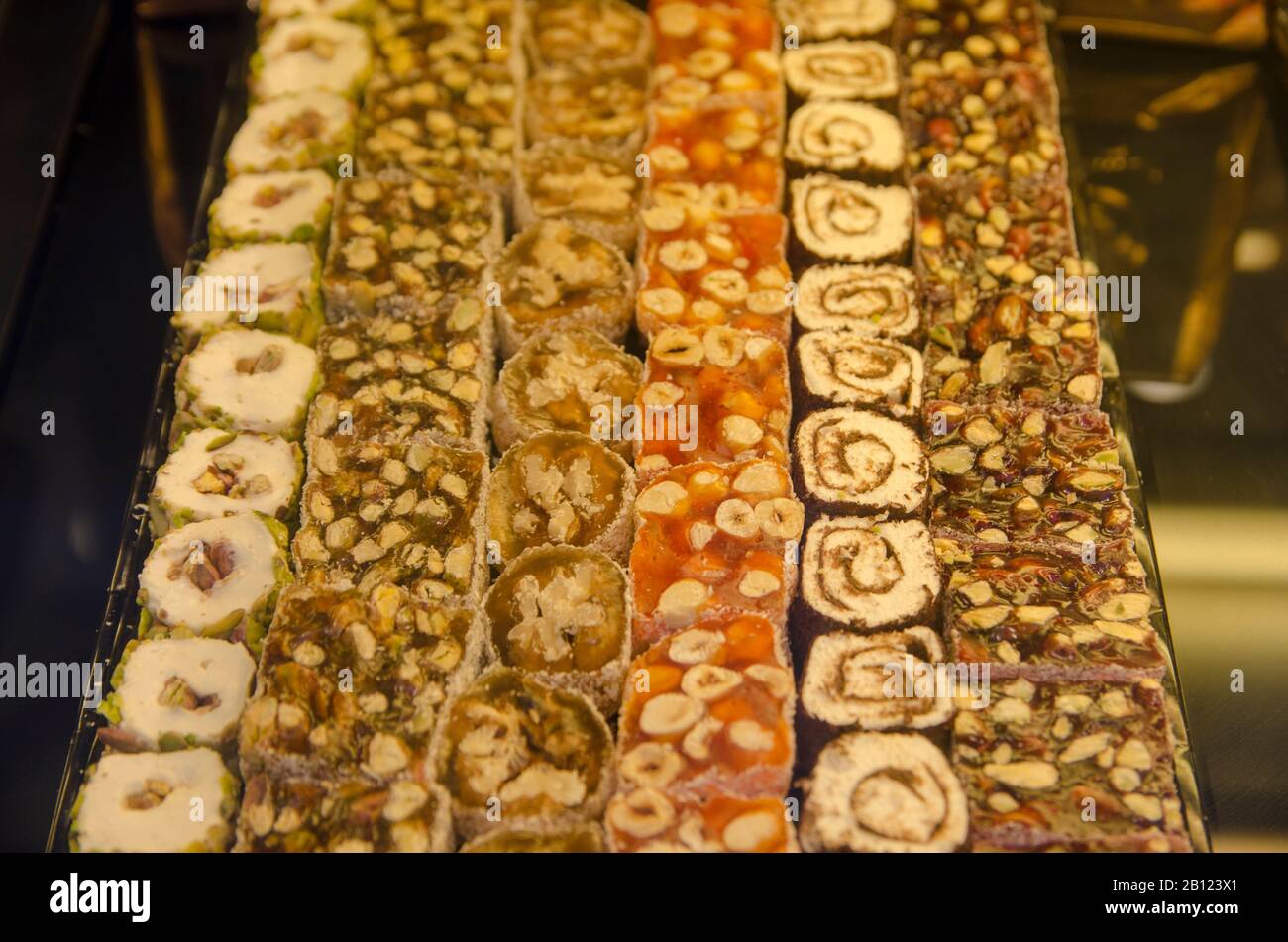Turkish Delight Colourful Stock Photo - Alamy