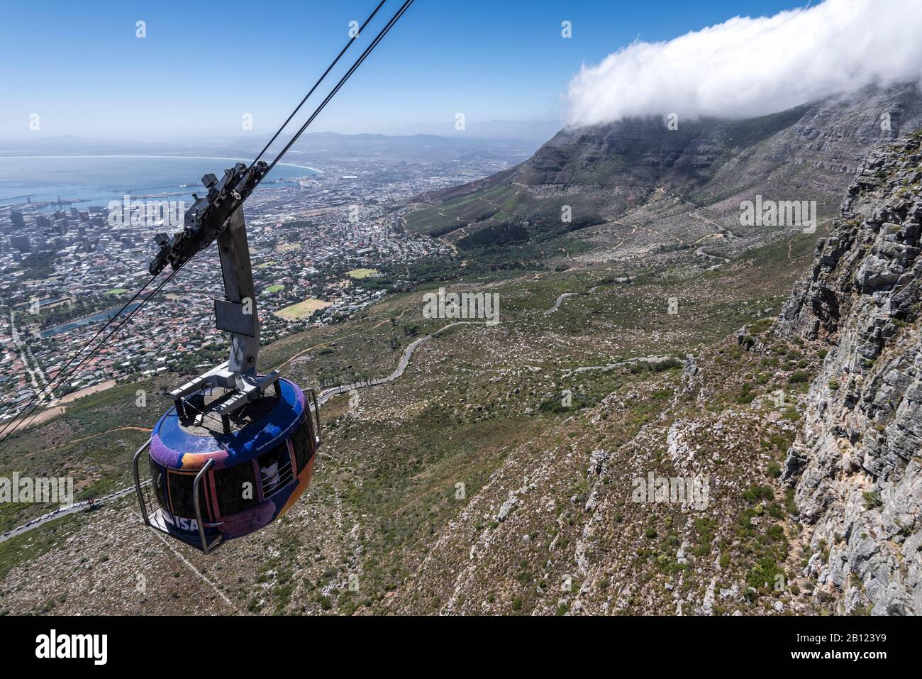 Cable car on table mountain hi-res stock photography and images - Alamy