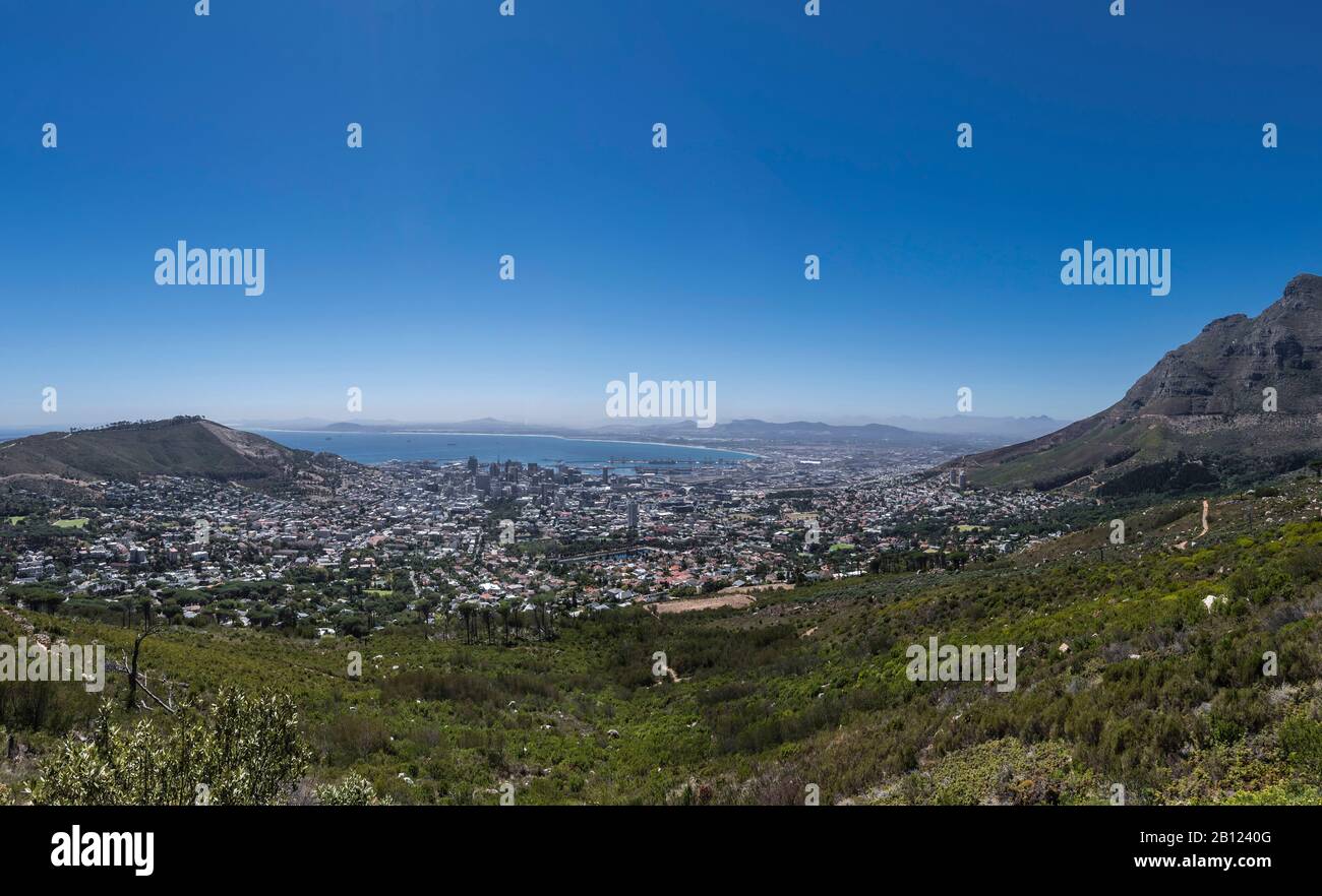 Panorama downtown, Cape Town, Western Cape, South Africa, Africa Stock ...