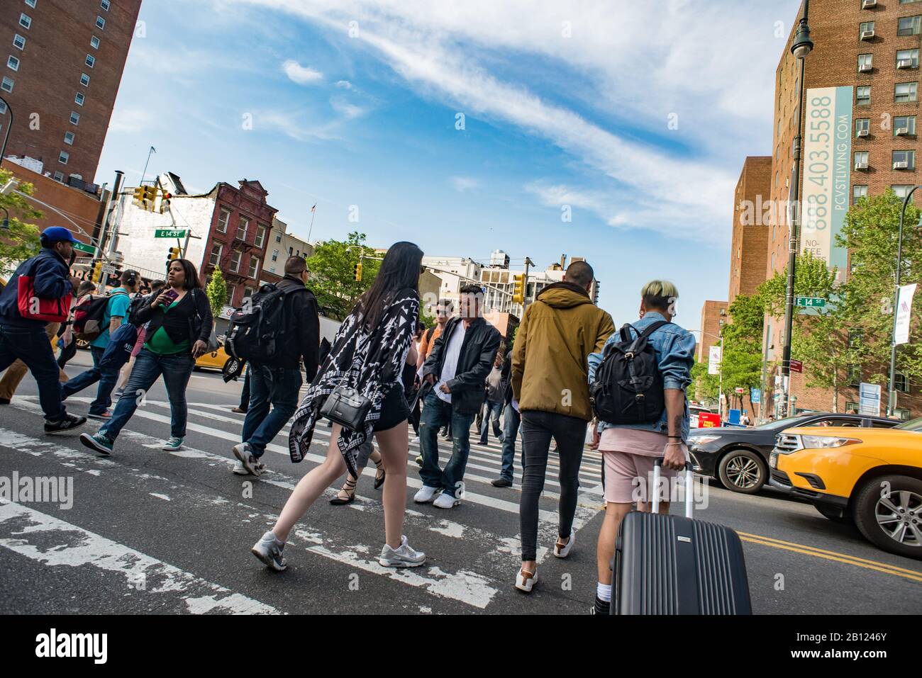 14th street new york city hi-res stock photography and images - Alamy