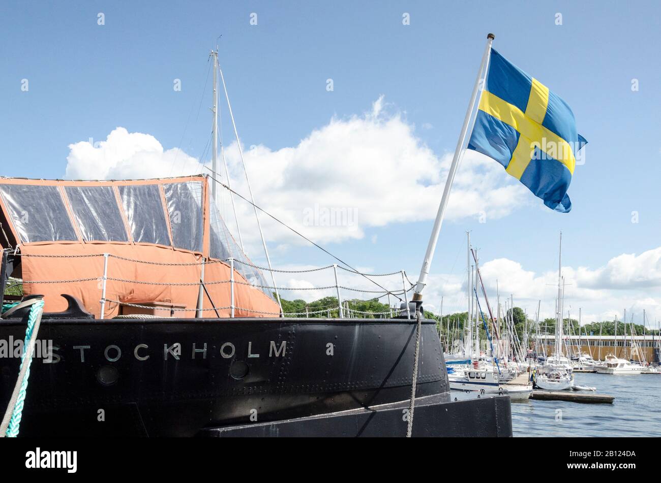 Flag of the sweden hi-res stock photography and images - Alamy