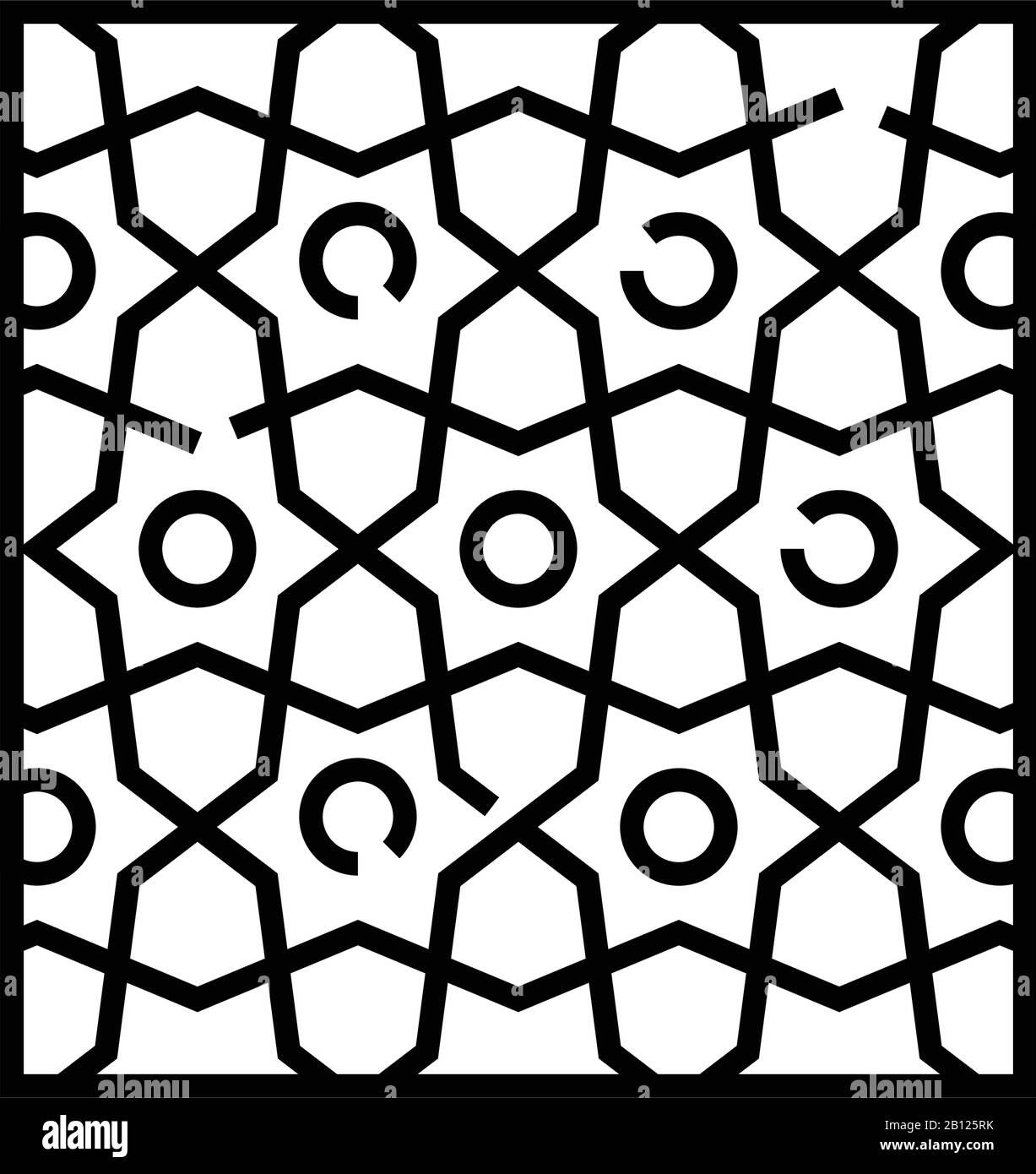 Carpet pattern line icon, concept sign, outline vector illustration ...