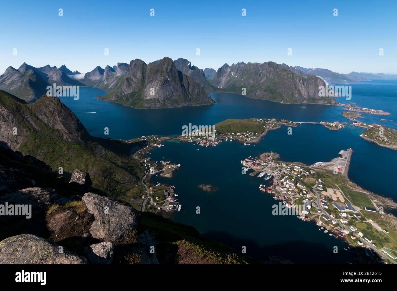 Norway birds eye view hi-res stock photography and images - Alamy