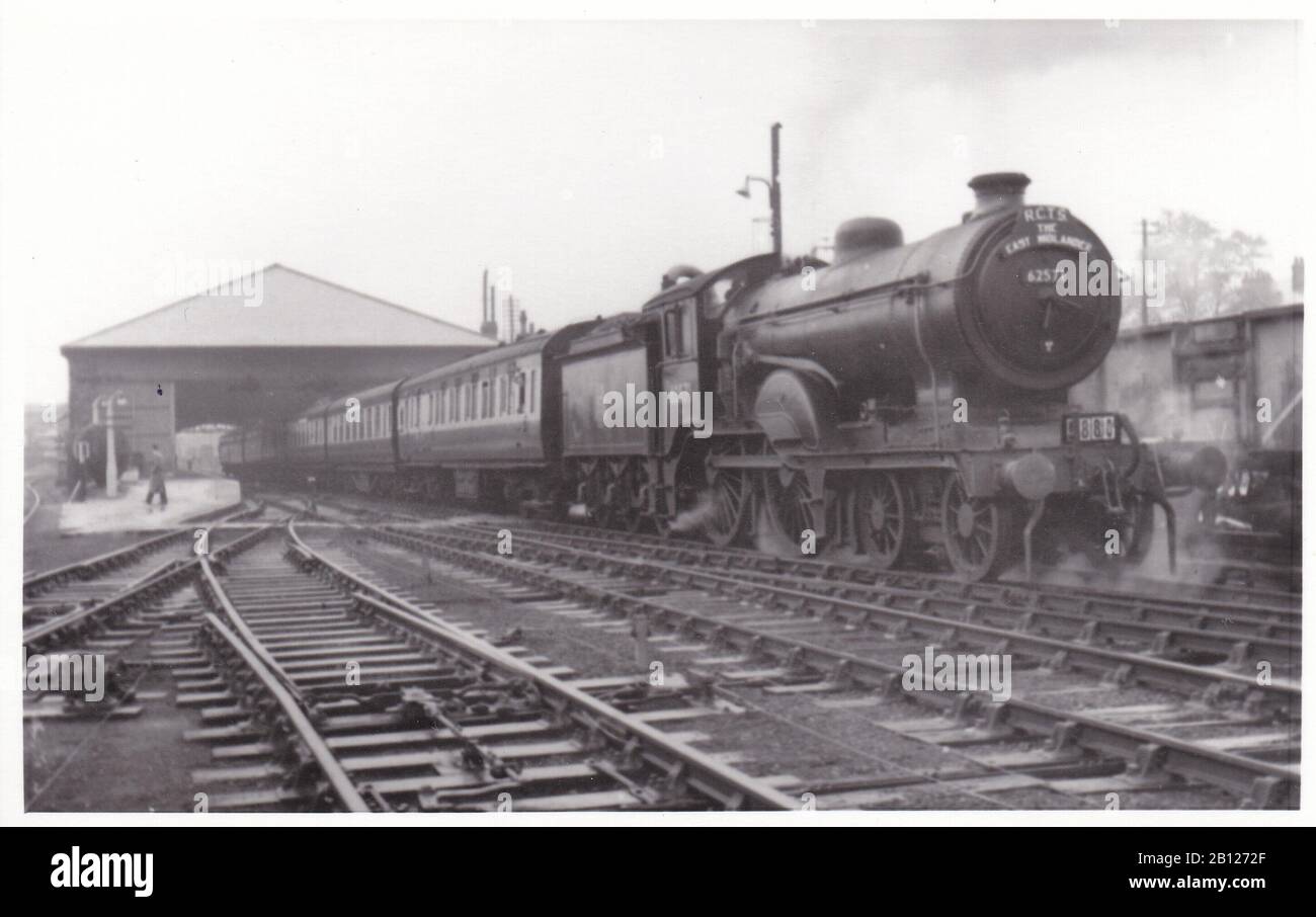 Vintage black and white photo of steam locomotive train - 62571 T20 ...