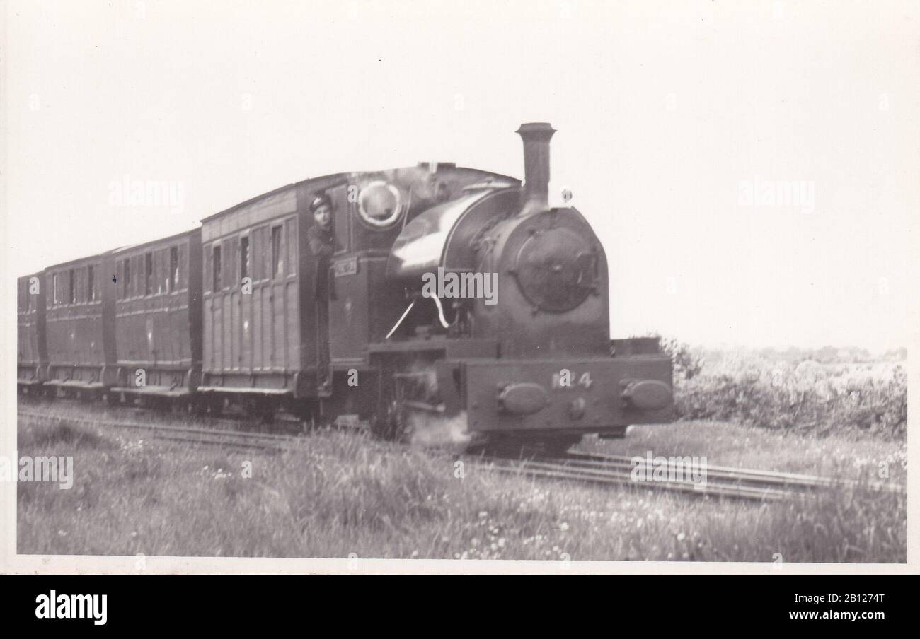 Vintage black and white photo of steam locomotive train - No4 with ...