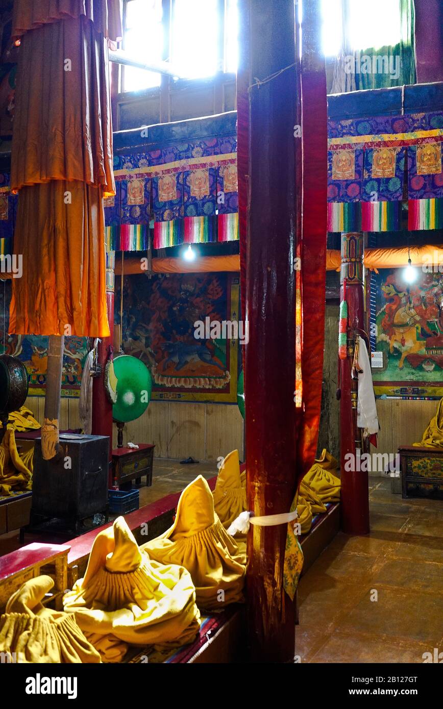 Likir or Klukhil monastery in Ladakh. Himalayas. India Stock Photo - Alamy