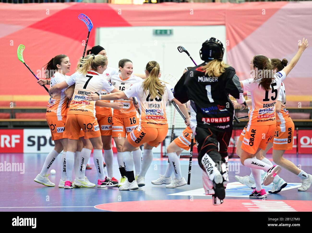 22.02.2020, Bern, sports hall Wankdorf, Swiss Cup women: Piranha Chur ...