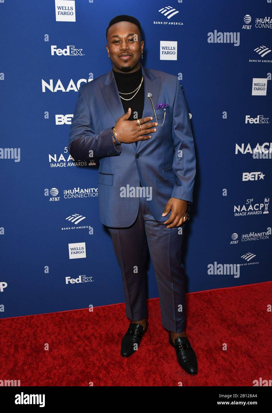 Hollywood, California, USA. 21st Feb 2020. Marcel Spears. 51st NAACP ...