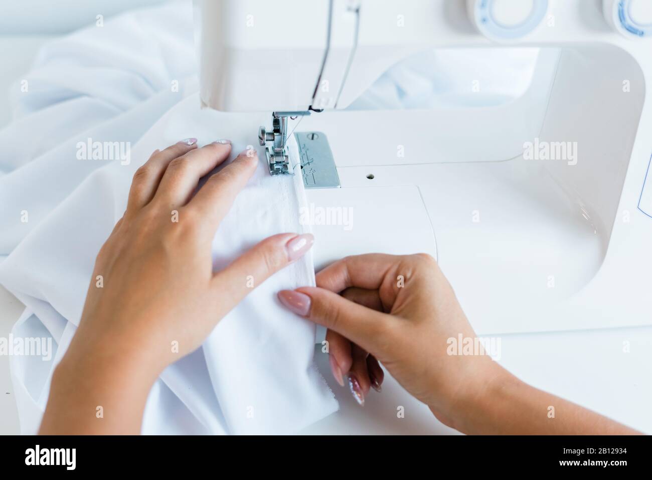Textile embroidery machine hi-res stock photography and images - Alamy