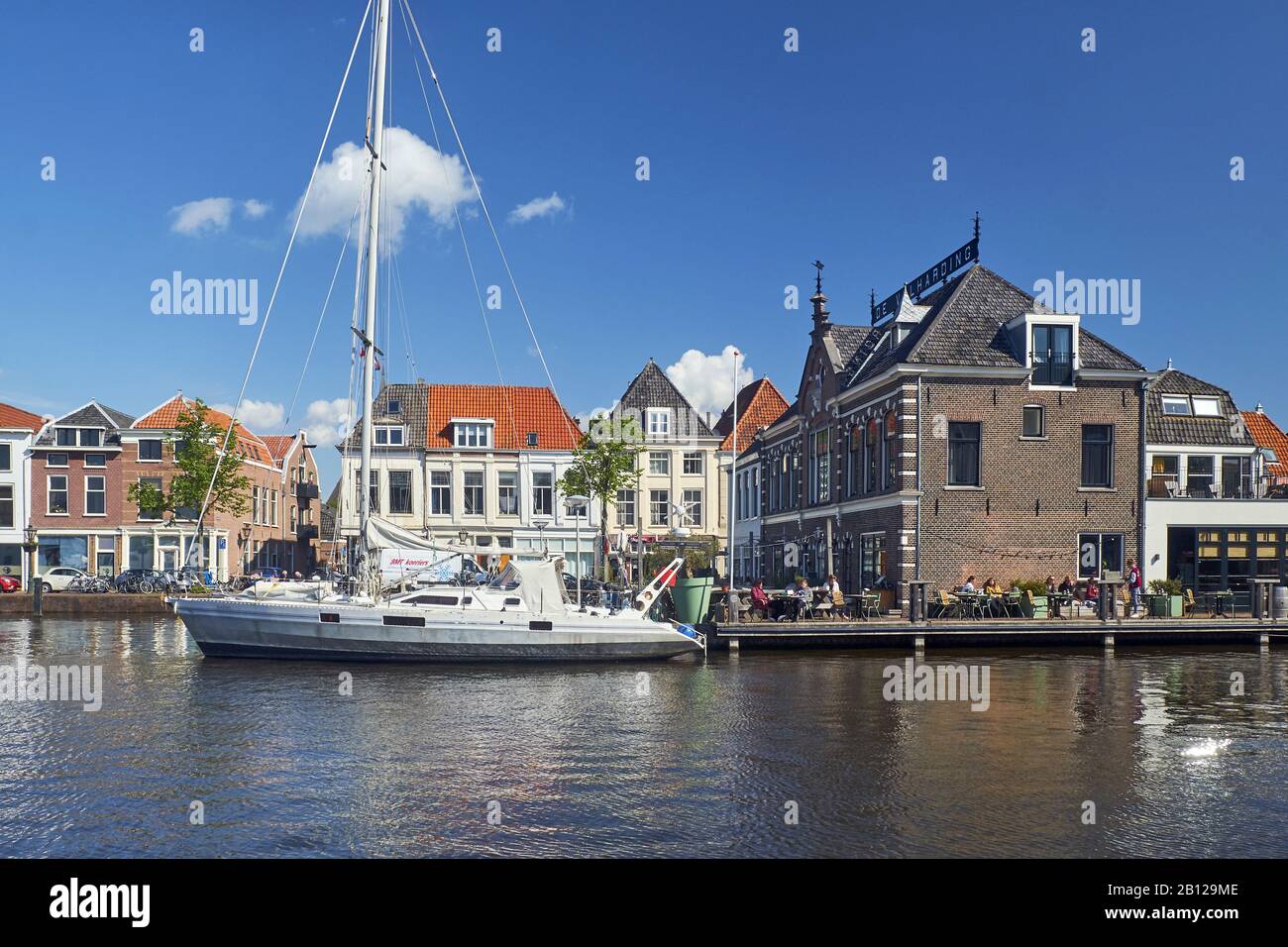 At the harbor in Leiden, South Holland, Netherlands Stock Photo - Alamy