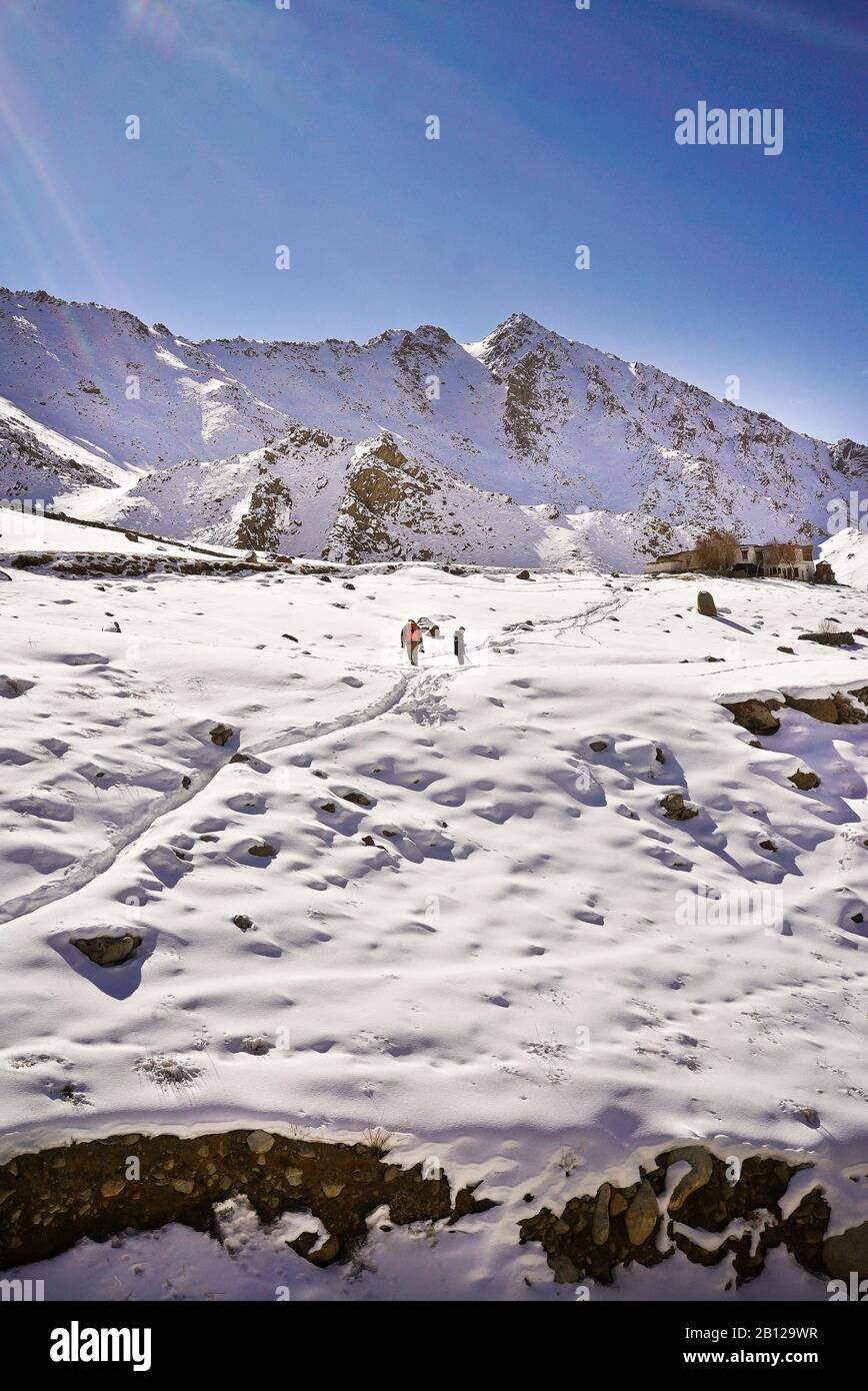 Trekking in Ulley valley. Ladakh, Himalayas. India Stock Photo - Alamy