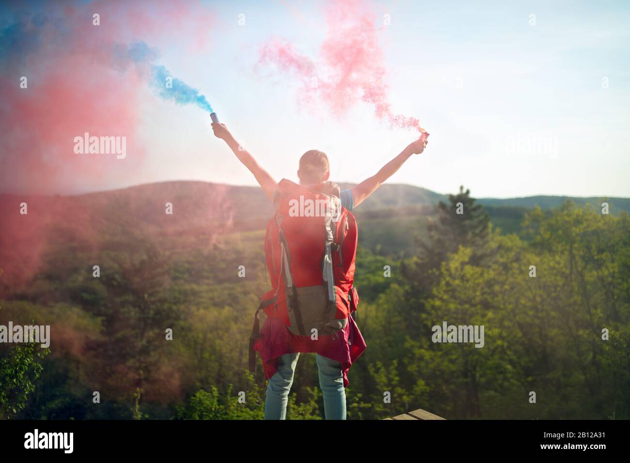 Smoke signal torch hi-res stock photography and images - Alamy