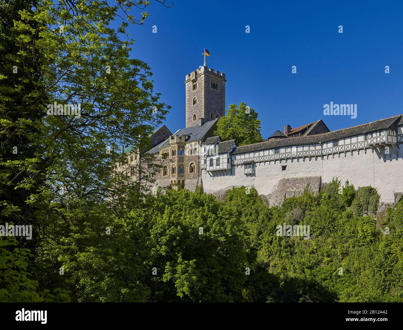 Wartburg Castle in Eisenach, Thuringia, Germany Stock Photo - Alamy