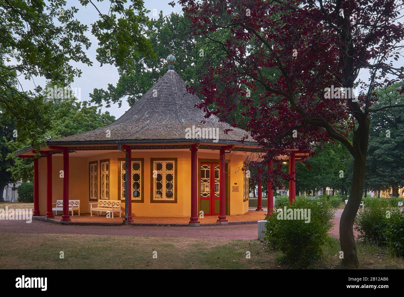 Red pavilion at the kamp in bad doberan hi-res stock photography and ...