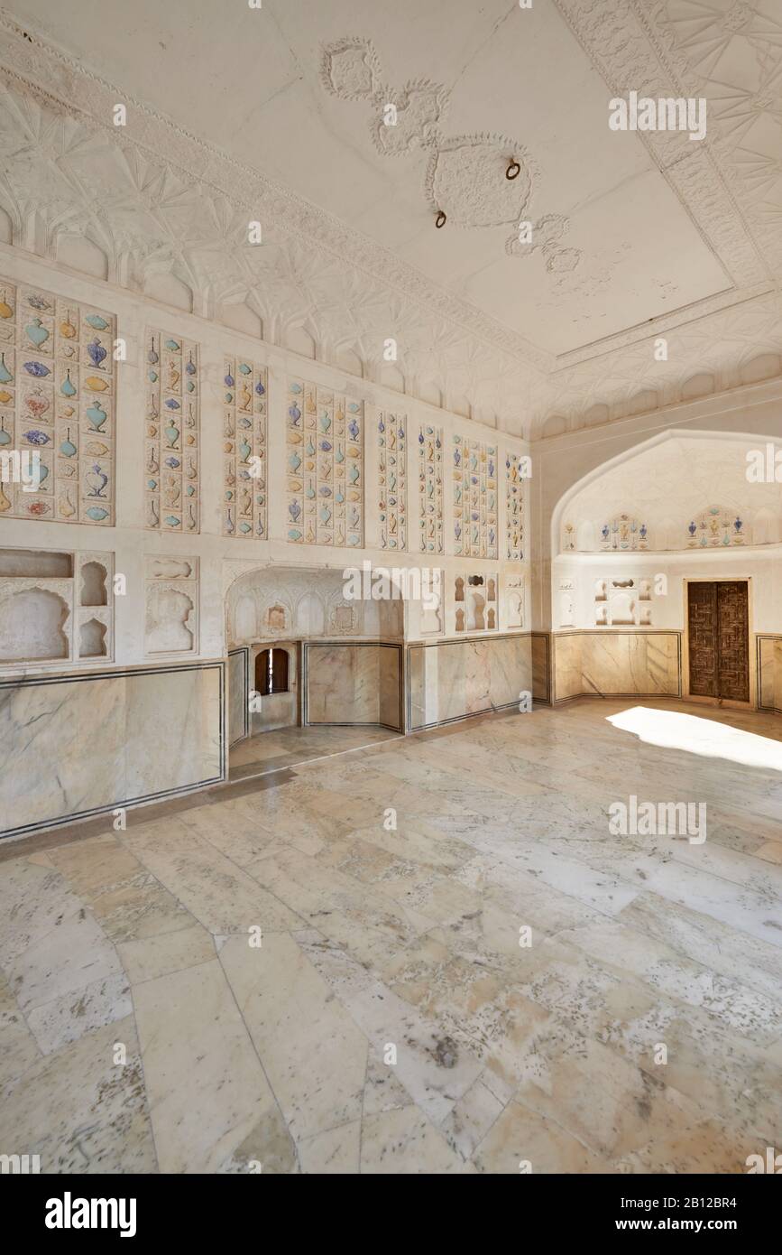Interior amber fort jaipur rajasthan hi-res stock photography and ...