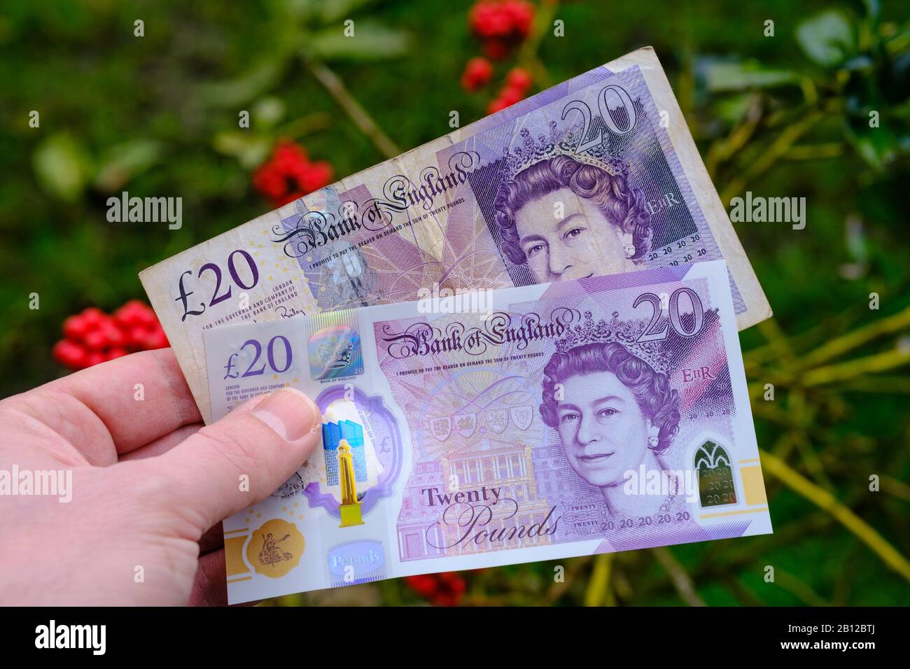 New 20 pound note hi-res stock photography and images - Alamy