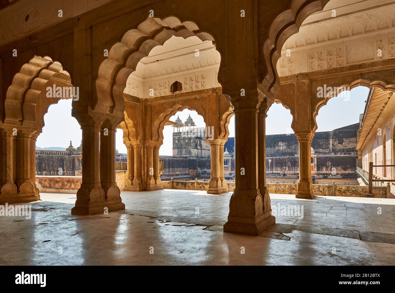 Amber Amer Fort Palace Castle Courtyard High Resolution Stock ...