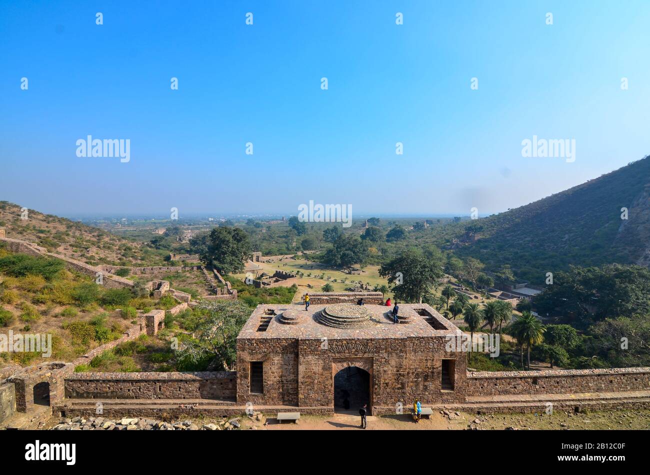 Ruins of 17th century Bhangarh Fort at Alwar Village in Rajasthan ...