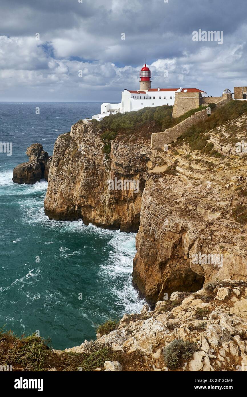 Lighthouse of cabo de sao vicente hi-res stock photography and images ...