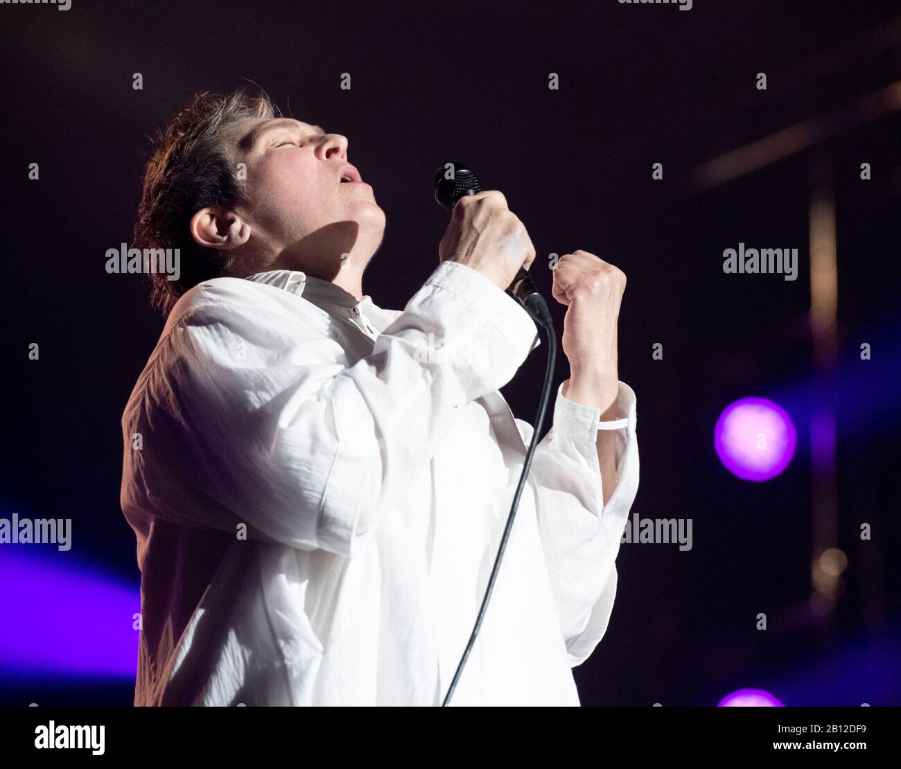 k.d. lang at Fire Fight Australia at the ANZ Stadium Sydney Australa 16 ...