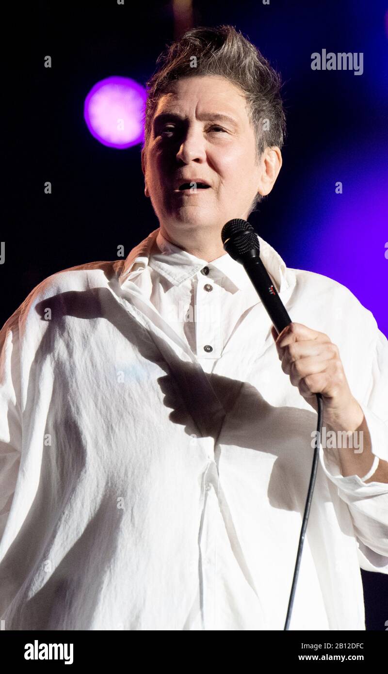 k.d. lang at Fire Fight Australia at the ANZ Stadium Sydney Australa 16 ...