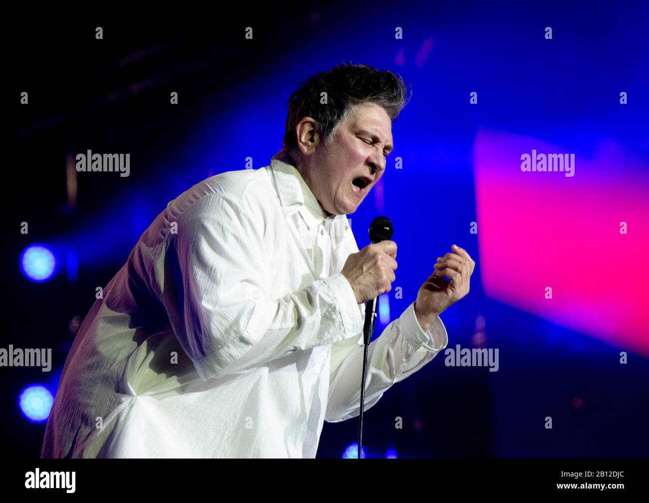 k.d. lang at Fire Fight Australia at the ANZ Stadium Sydney Australa 16 ...