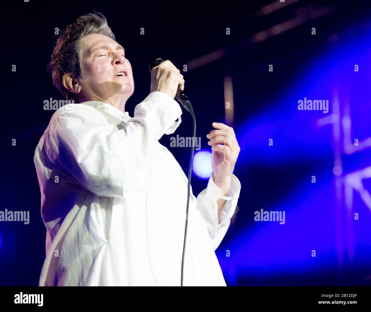 k.d. lang at Fire Fight Australia at the ANZ Stadium Sydney Australa 16 ...