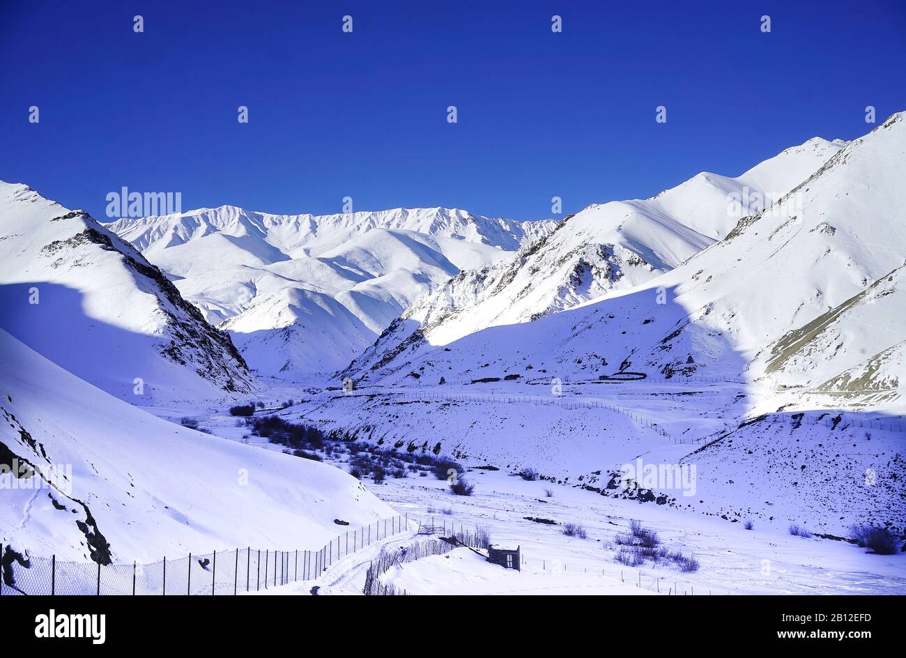 Rumbak valley. Hemis national park. Ladakh, Himalayas. India Stock ...