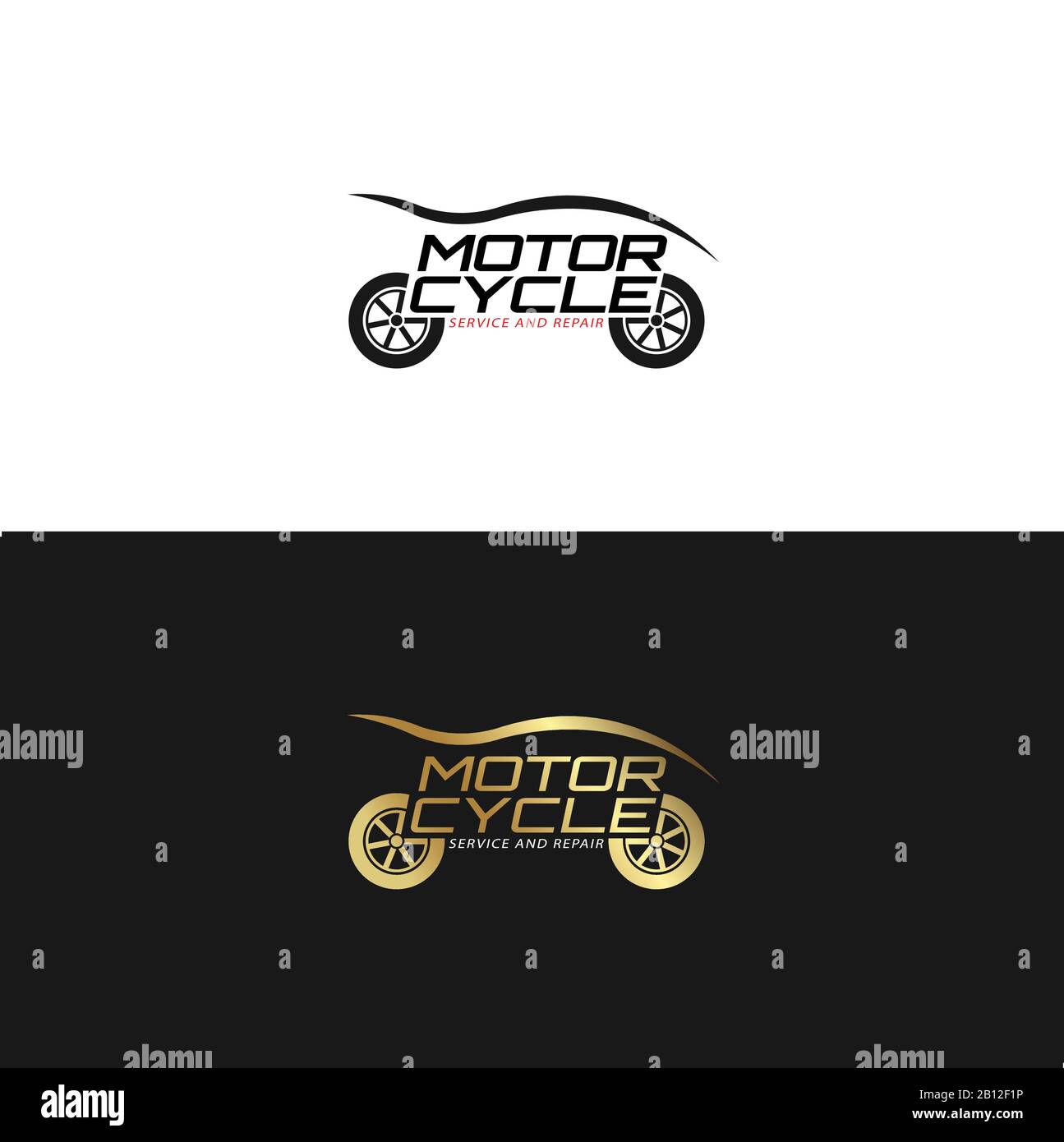 Motorycle Logo design in gold and black Stock Vector Image & Art - Alamy