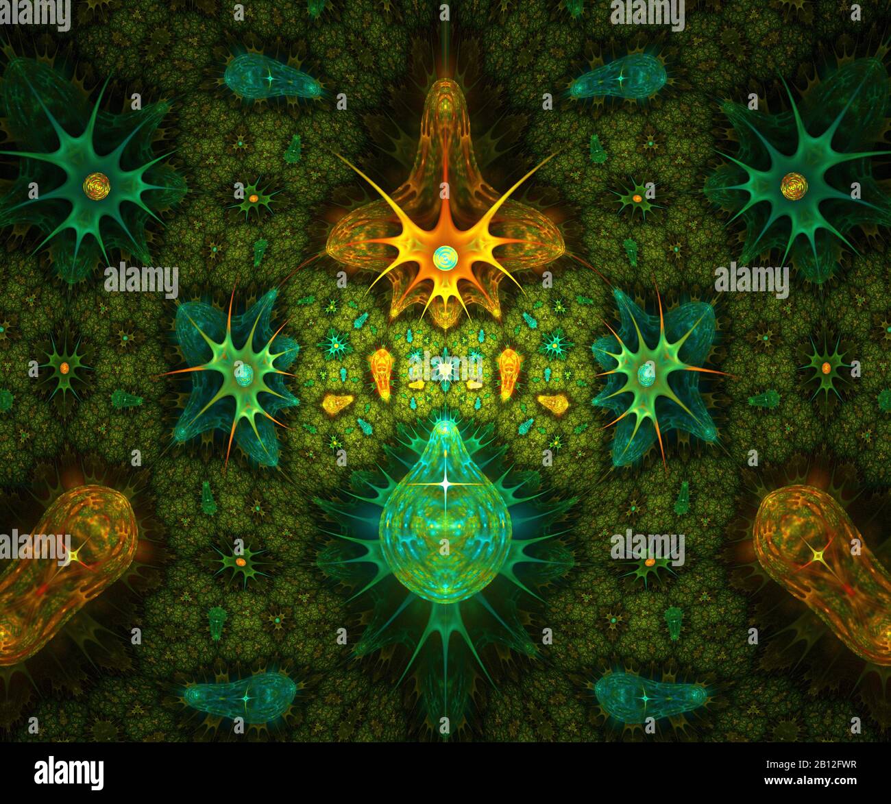 Computer generated fractal artwork illustration Stock Photo - Alamy