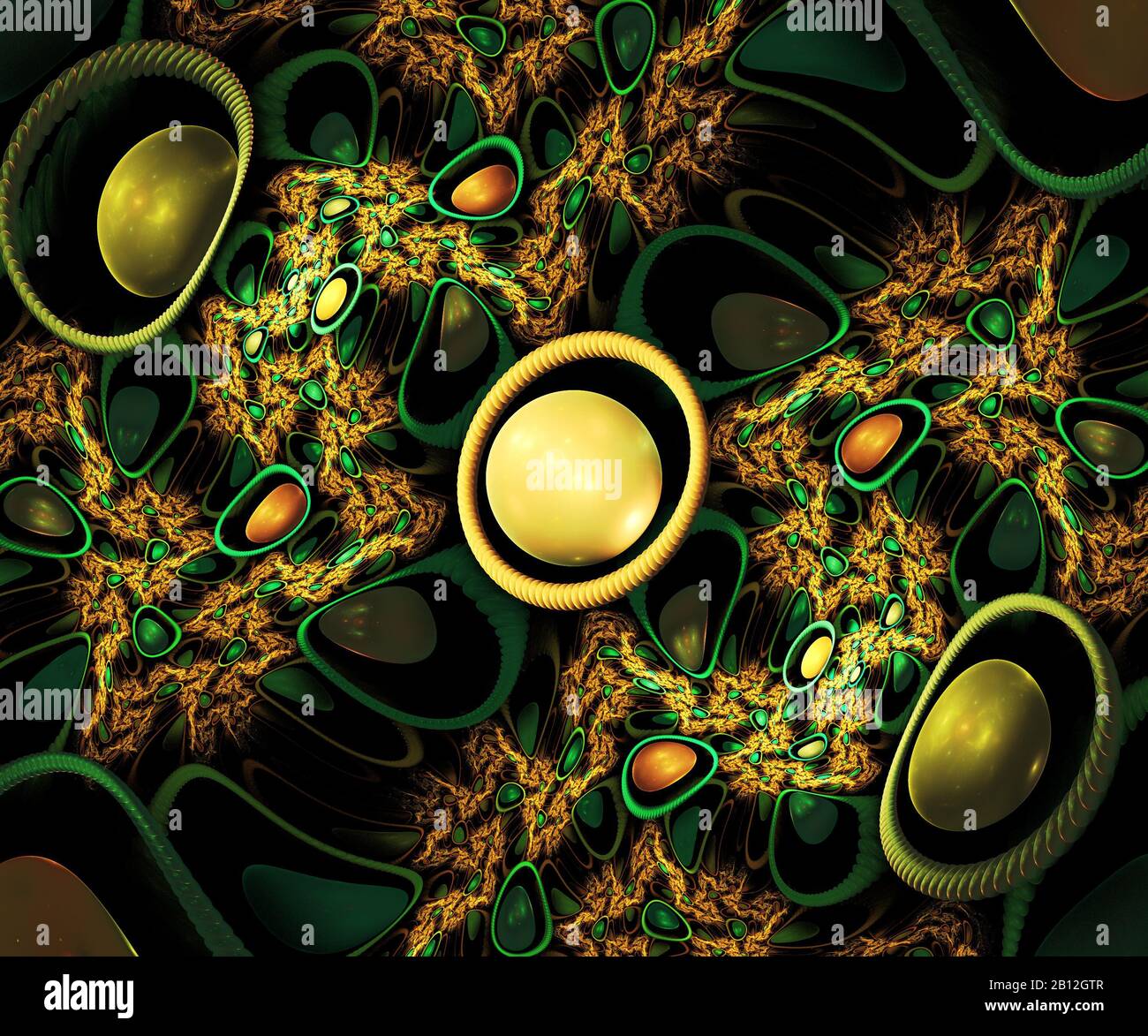 Computer generated colorful fractal illustration Stock Photo - Alamy