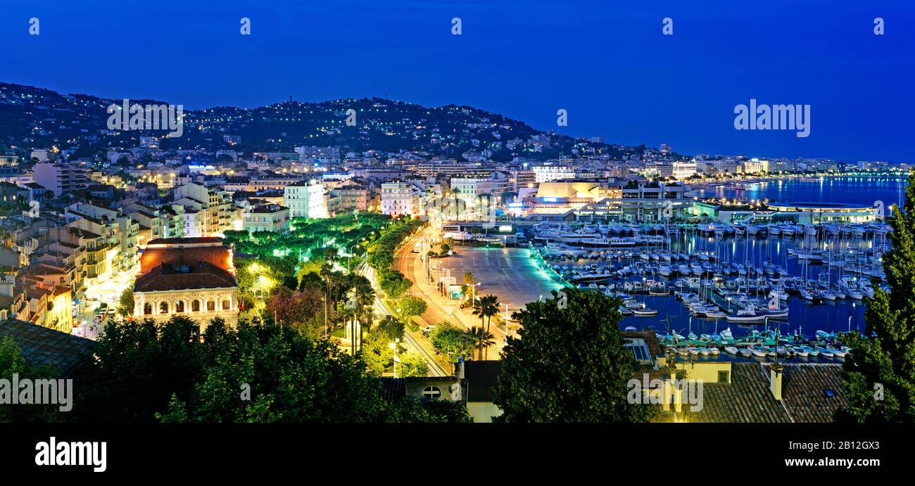 Cannes view sea hi-res stock photography and images - Alamy