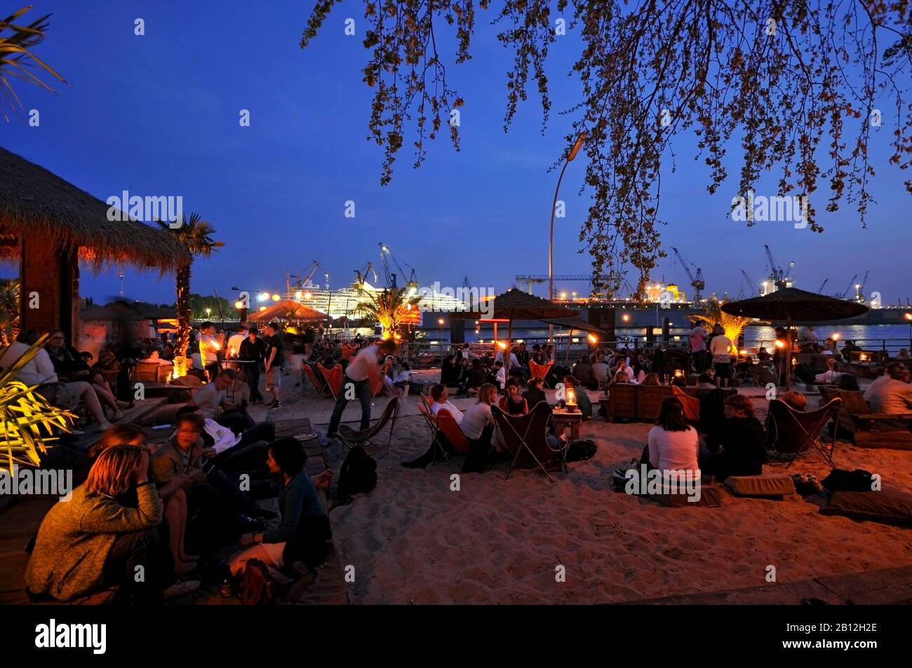 Strandpauli beach club with guests hi-res stock photography and images ...