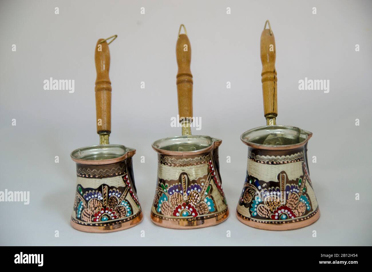 Turkish Coffee Pot Set Stock Photo - Alamy